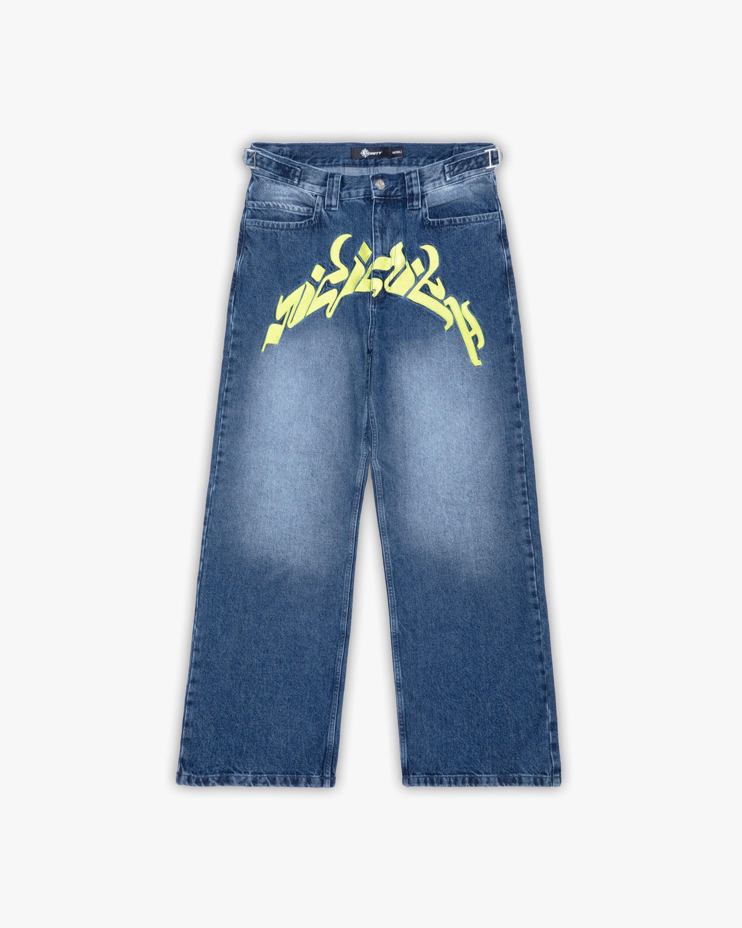 MIRAGE DENIM DARK BLUE / YELLOW – VICINITY