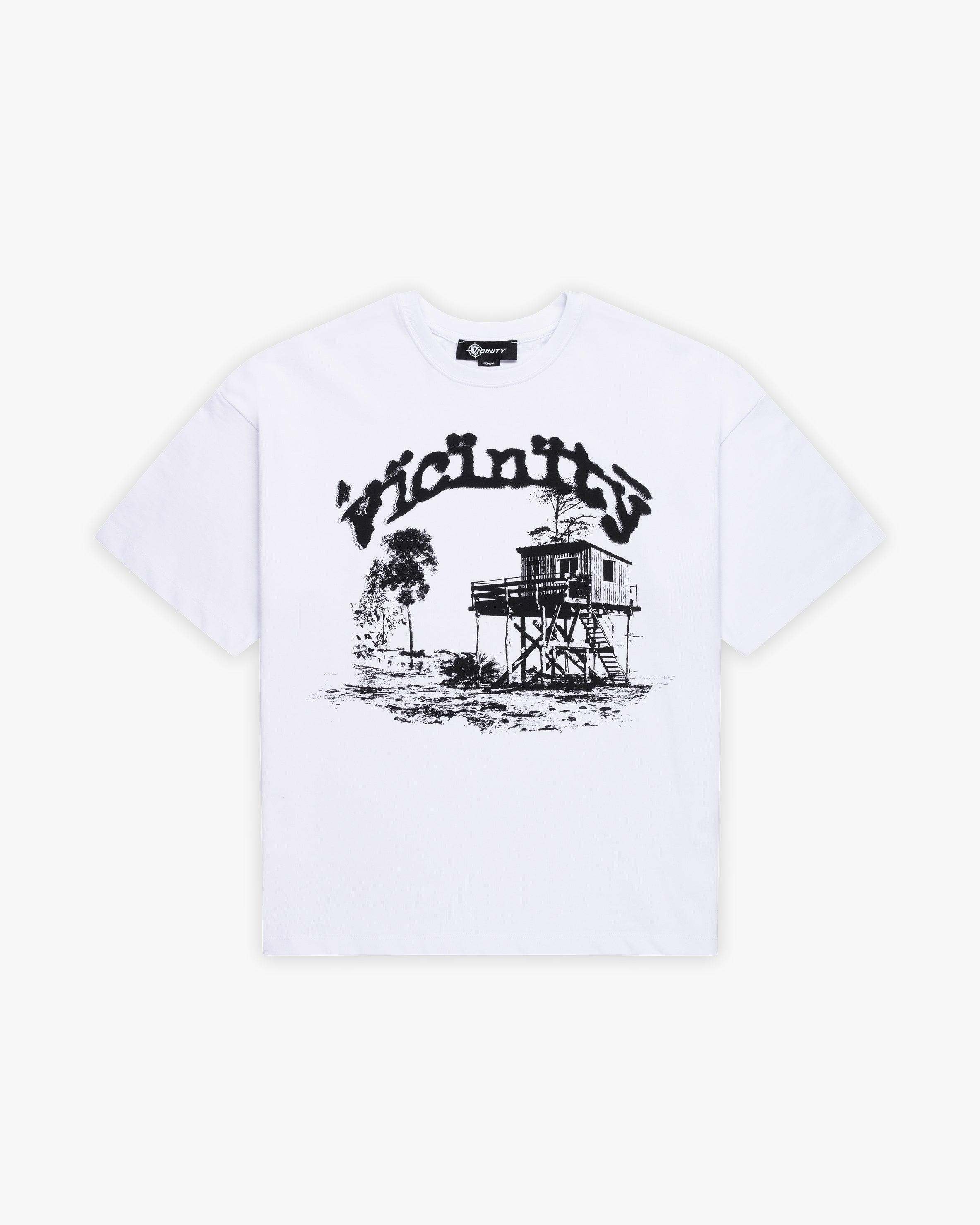 SHOOTING HOUSE TEE WHITE – VICINITY