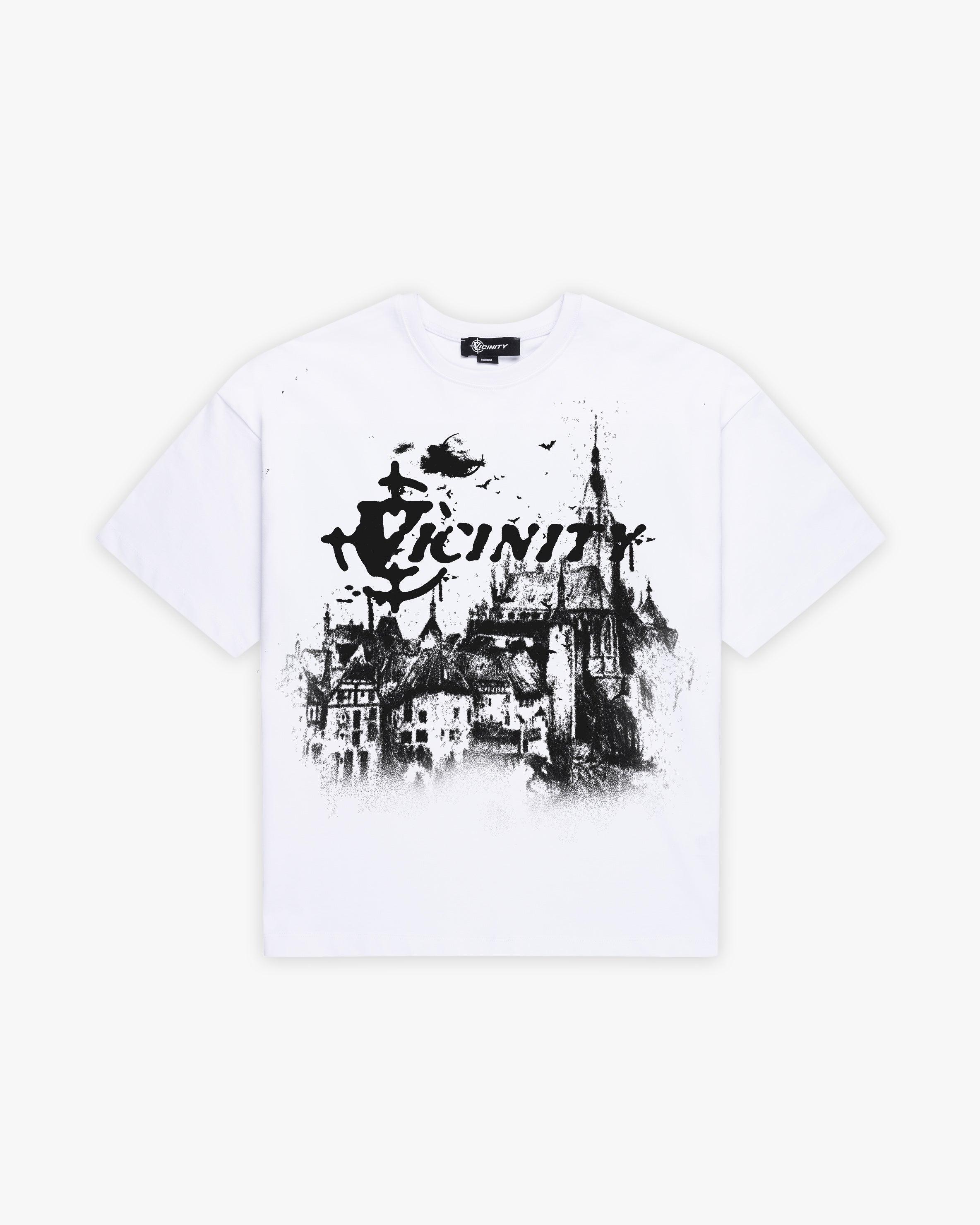 HAUNTED HOUSE TEE WHITE – VICINITY